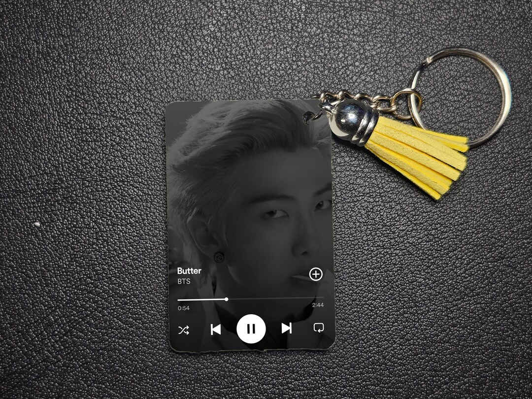 BTS Butter Music Player Custom Song Keychain, BTS Spotify Music Player ...
