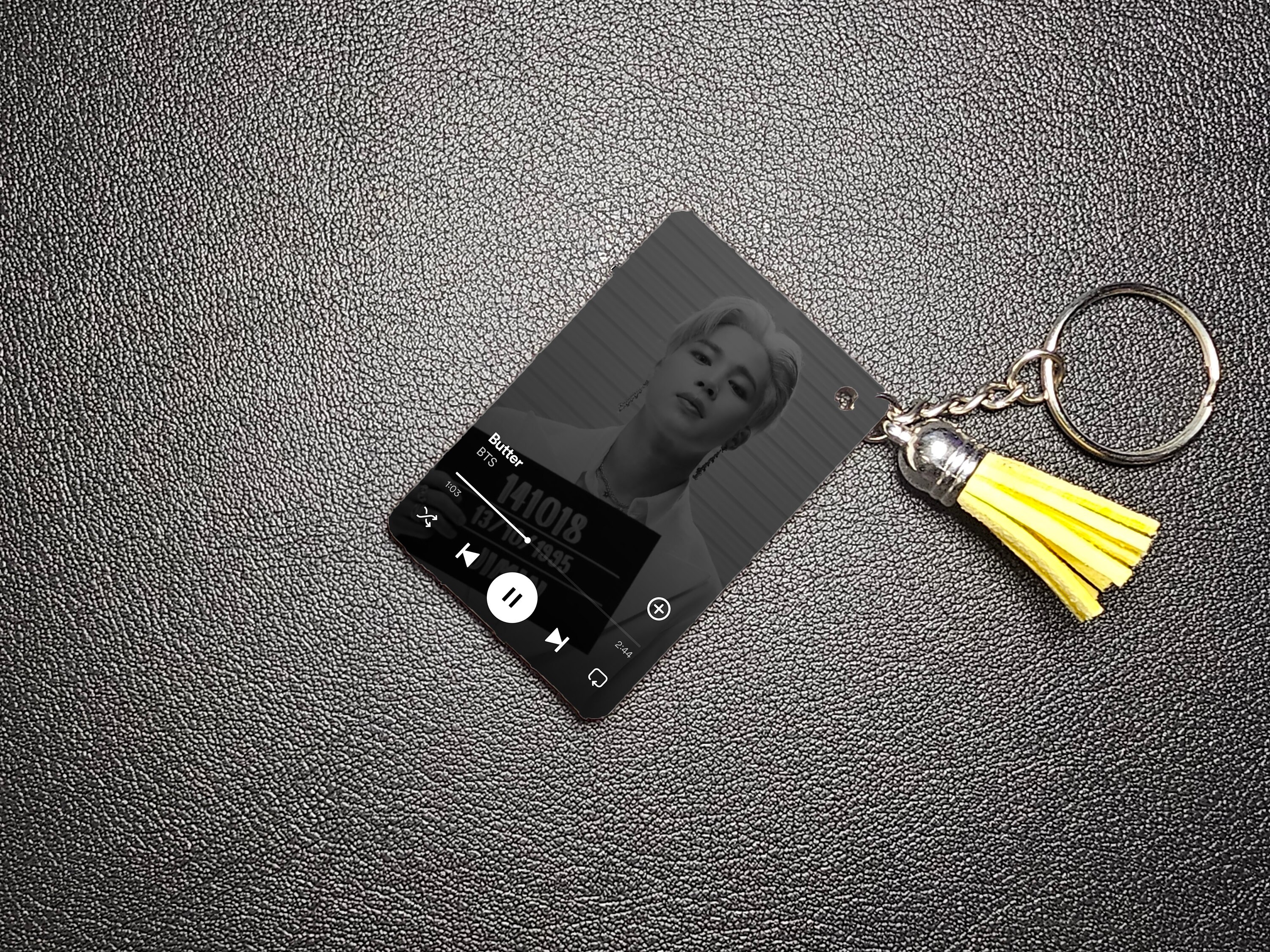 BTS Butter Music Player Custom Song Keychain, BTS Spotify Music Player ...