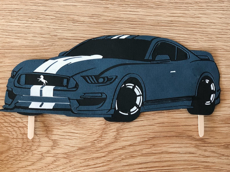 Ford Mustang Cake Topper - Etsy