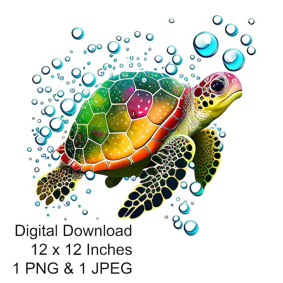 Printable Sea Turtles Clip Art