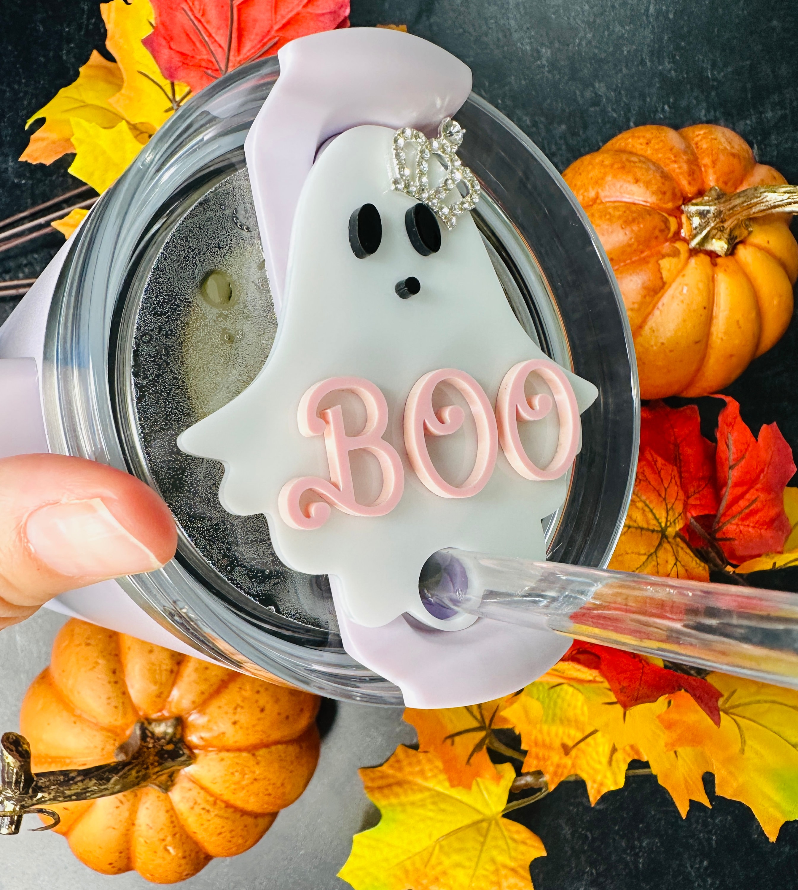 Ghost Tumbler Name Plate 20/30/40 Oz Tumbler Name Plate - Etsy