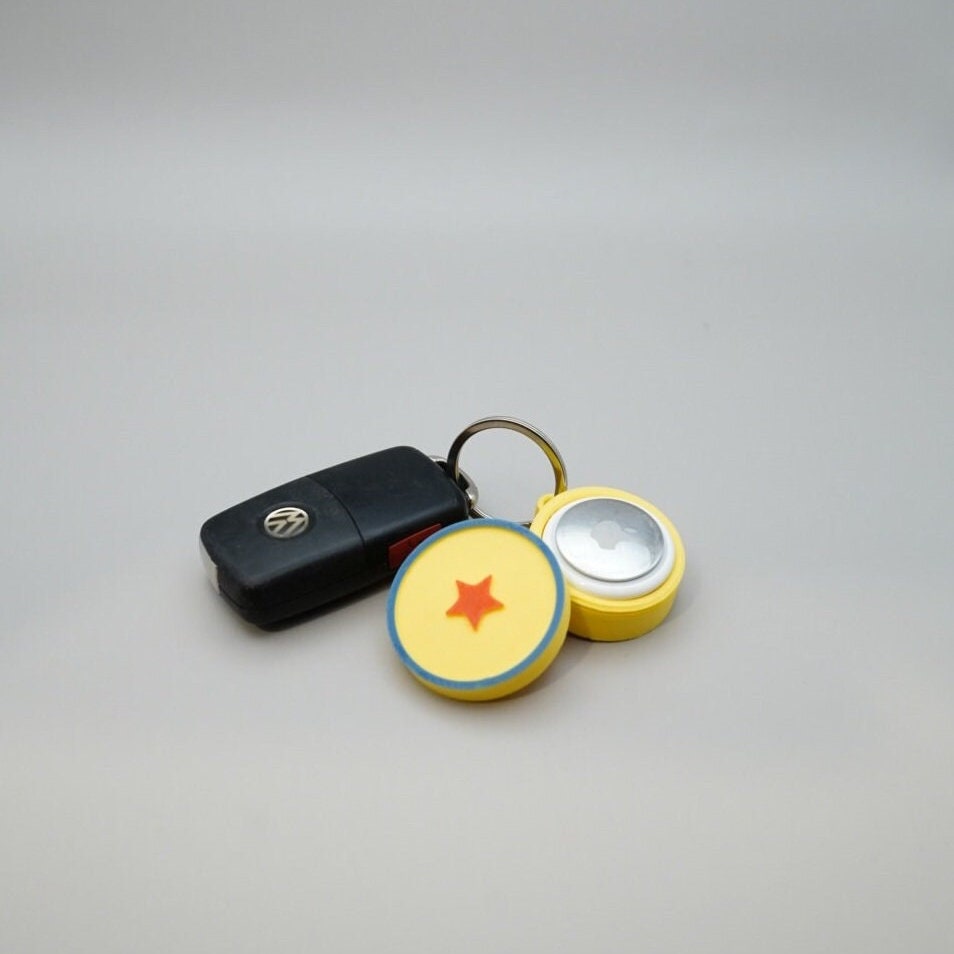 Anime AirTag Holder Cartoon Yellow Ball Air Tag Case 3D Printed Air Tag ...