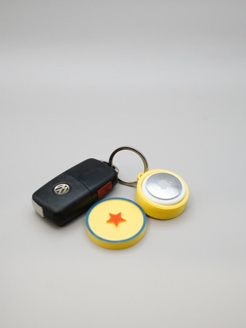 Anime AirTag Holder Cartoon Yellow Ball Air Tag Case 3D Printed Air Tag ...