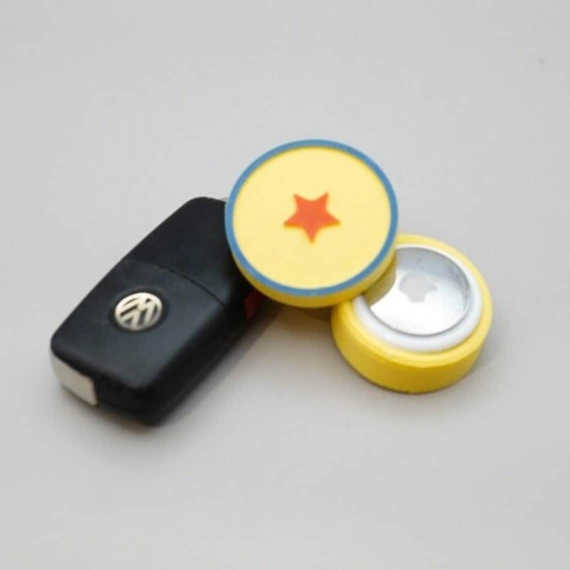 Anime AirTag Holder Cartoon Yellow Ball Air Tag Case 3D Printed Air Tag ...