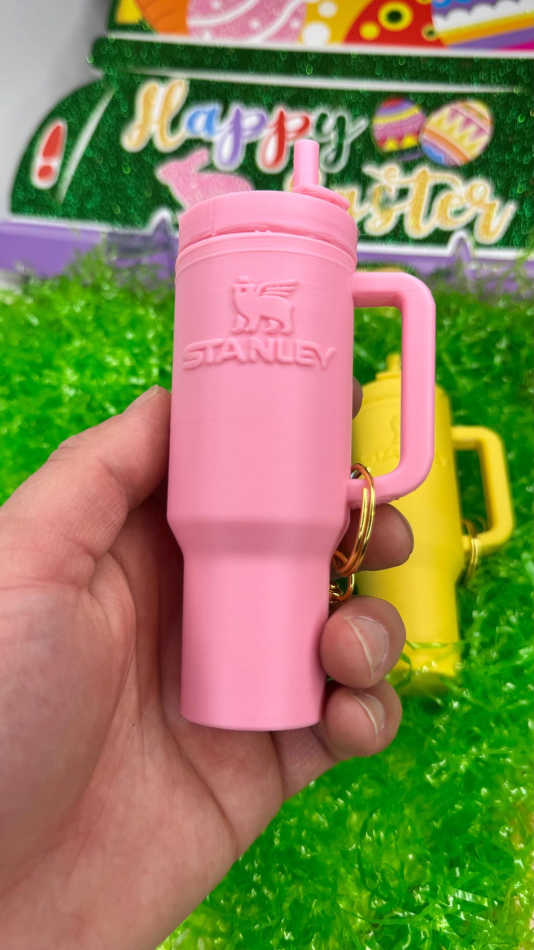 Mini Stanley Cup Keychain, STL Stanley Tumbler Chapstick Holder ...