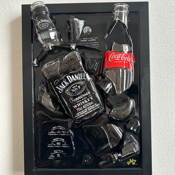 Epoxy Resin Broken Bottle Art - Etsy