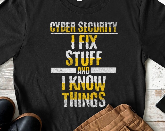 Cyber Security T Shirt, Network Security Shirt, Funny Cybersecurity ...