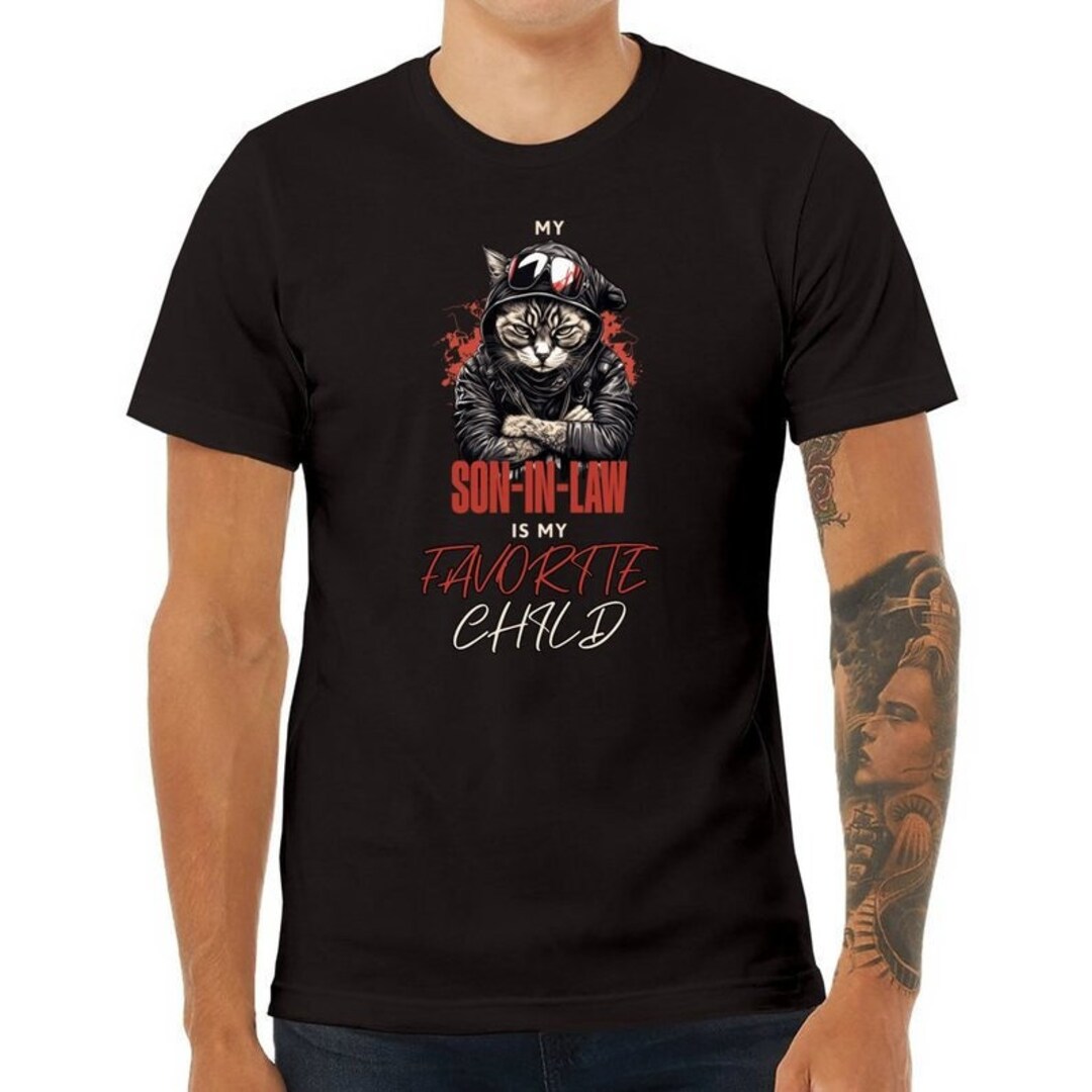 My Son in Law is My Favorite Child Shirt, Funny Family Tee, Funny Son ...