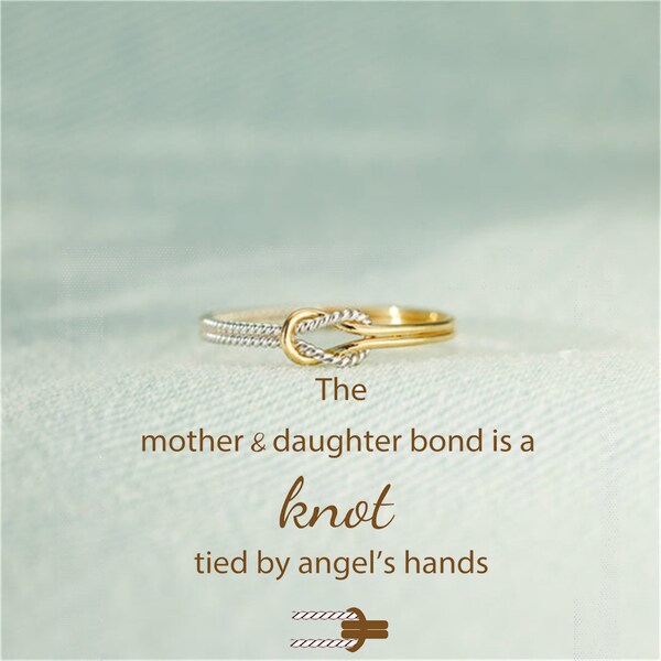 Mother Daughter Ring Etsy
