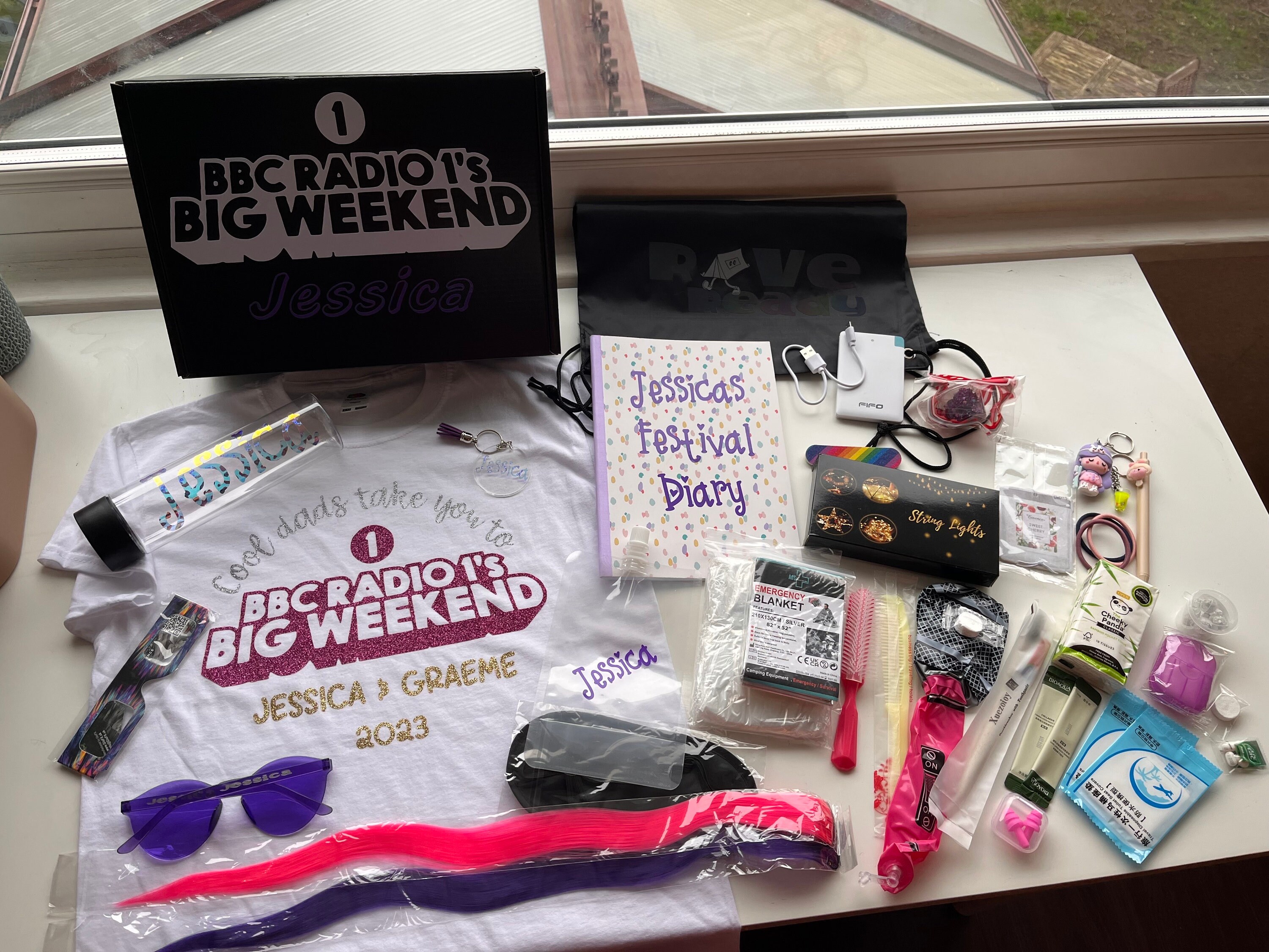 Rave Ready Festival Essential Survival Kit, at Least 30 Item Pack With ...