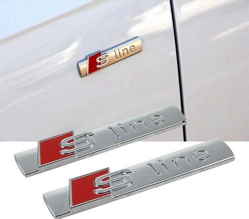 Emblème Logo Sline Audi A1 A3 A4 A5 A6 Q2 Q3 Q5 Q7 Q8 TT - Etsy France