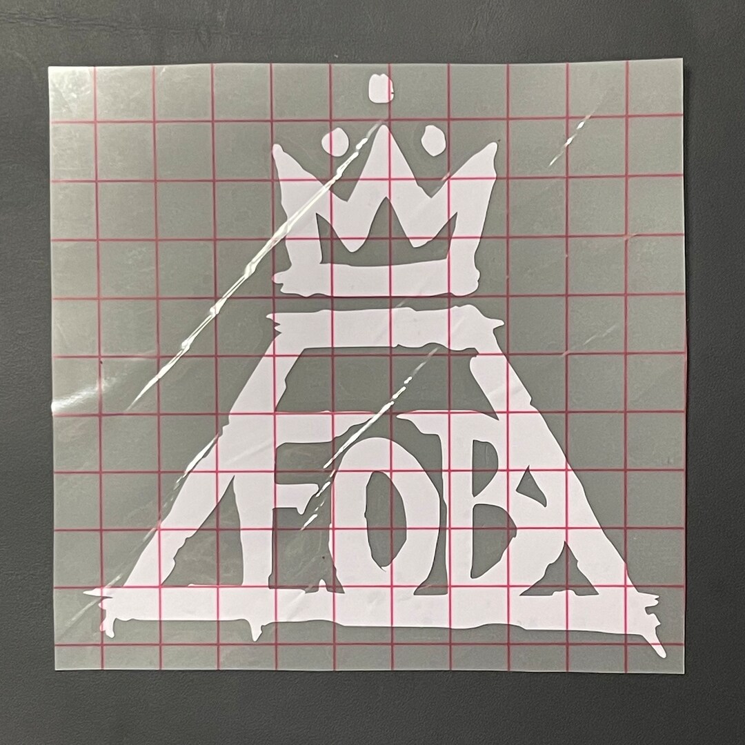 Fall Out Boy Vinyl Decal Emo Pop Punk Rock Band Sticker - Etsy