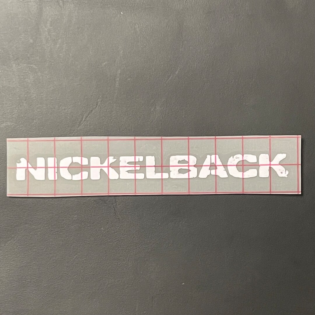 Nickelback Vinyl Decal Hard Rock Band Sticker - Etsy