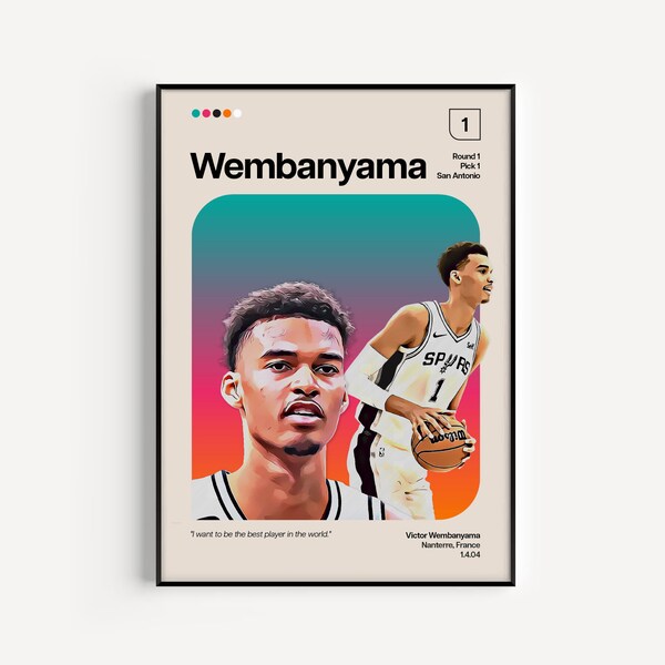 Wemby Poster Print - Etsy