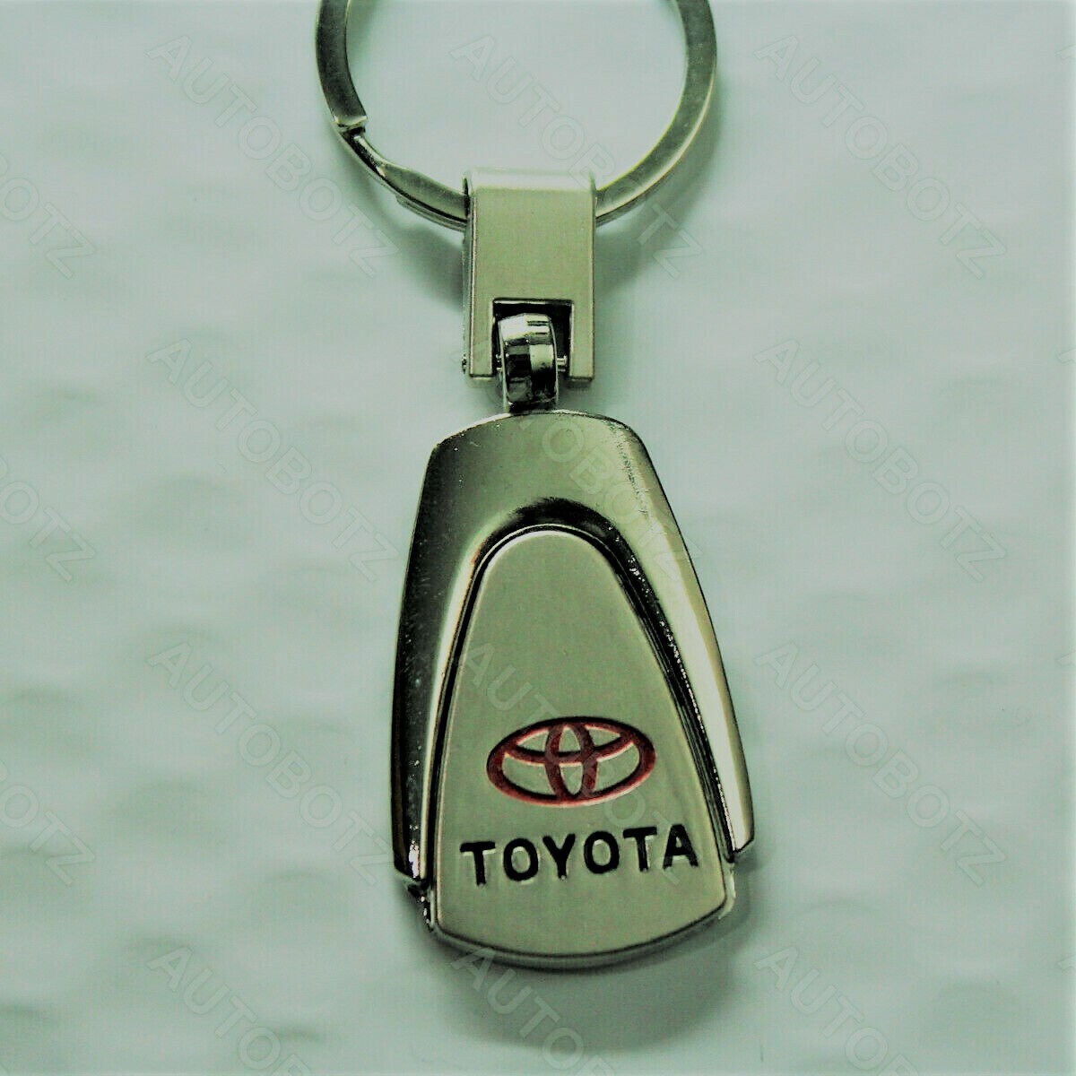 Toyota Handmade Keychain Metal Chrome Tear Drop Engraved Key - Etsy