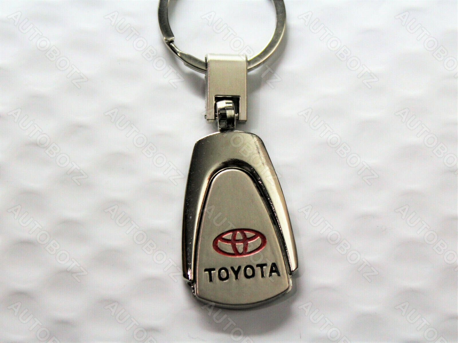 Toyota Handmade Keychain Metal Chrome Tear Drop Engraved Key - Etsy