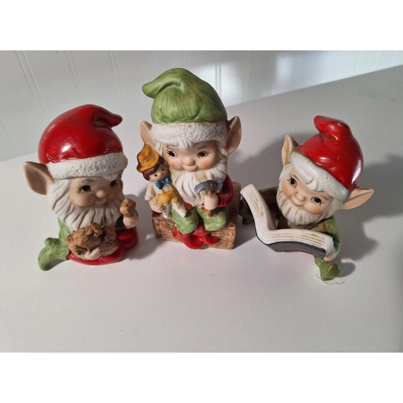 Homco Elves - Etsy
