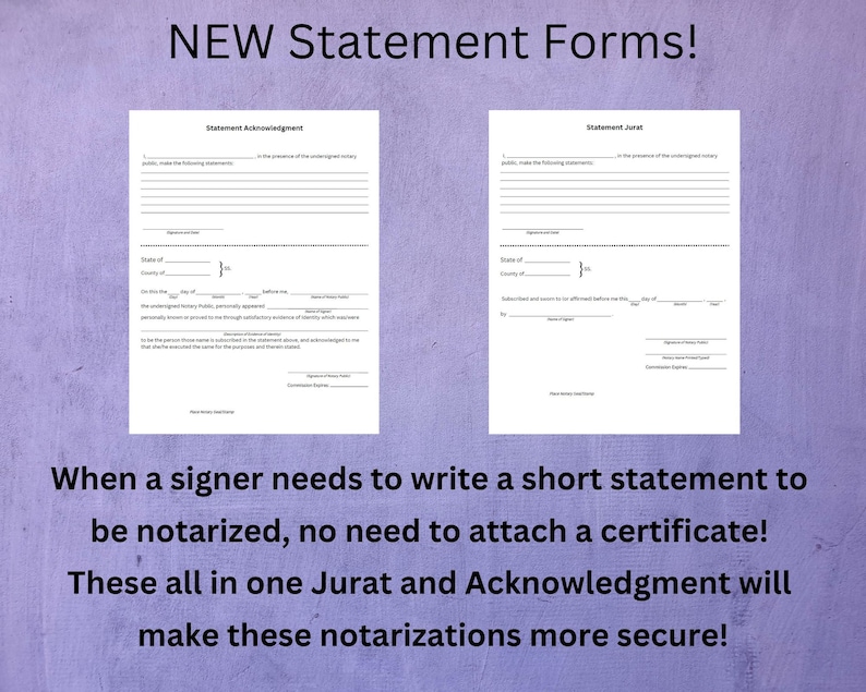 Custom Notary Certificates, Loan Signing, Jurats, Acknowledgements ...