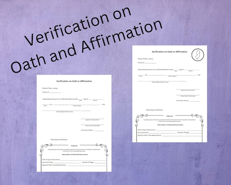Notary Certificates, Acknowledgements, Oath Verification, Copy ...
