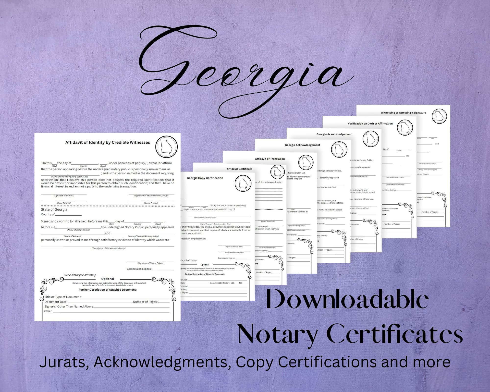 Custom Notary Certificates, Loan Signing, Jurats, Acknowledgements ...