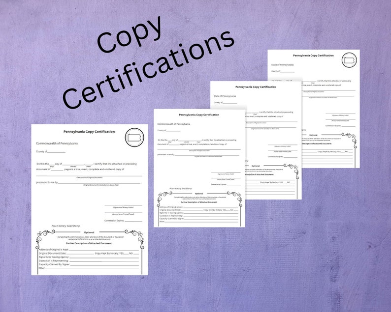 Custom Notary Certificates, Loan Signing, Jurats, Acknowledgements ...