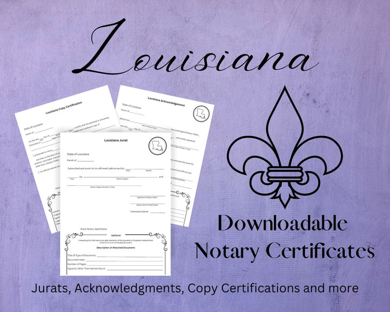Custom Notary Certificates, Loan Signing, Jurats, Acknowledgements ...