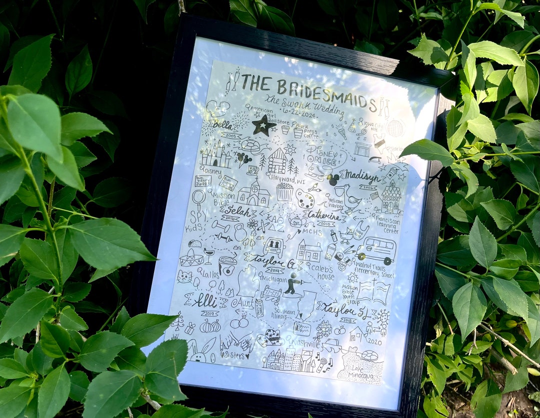 The Wedding Party Map: for the Newly Weds That Want to Cherish Their ...