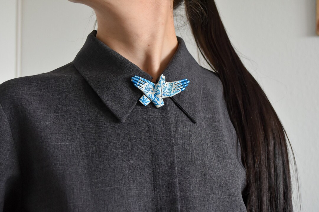 Papier-mache Handmade Brooch Game of Shadows Dove, Accessories, Gift ...