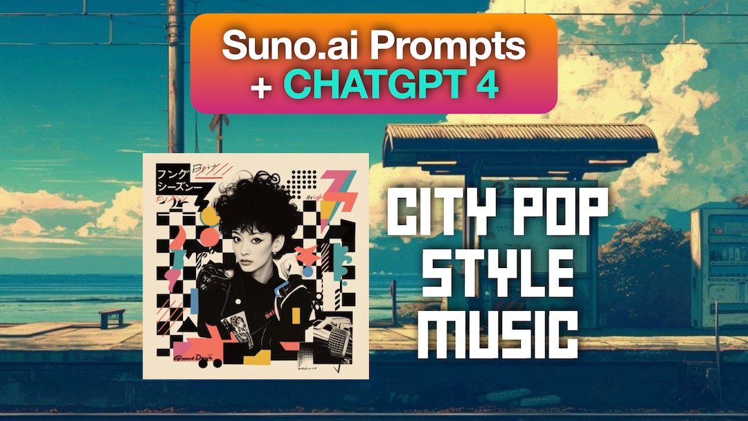 Suno AI City Pop Music Generator Guide Professional Music Prompt for ...