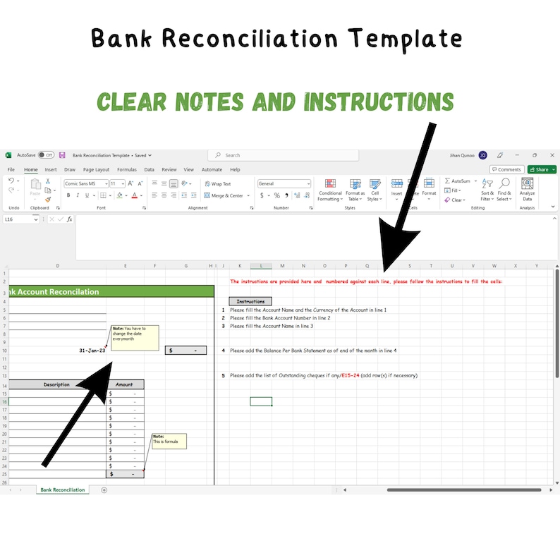 Bank Reconciliation for Accounts | Business Account | Bookkeeping ...