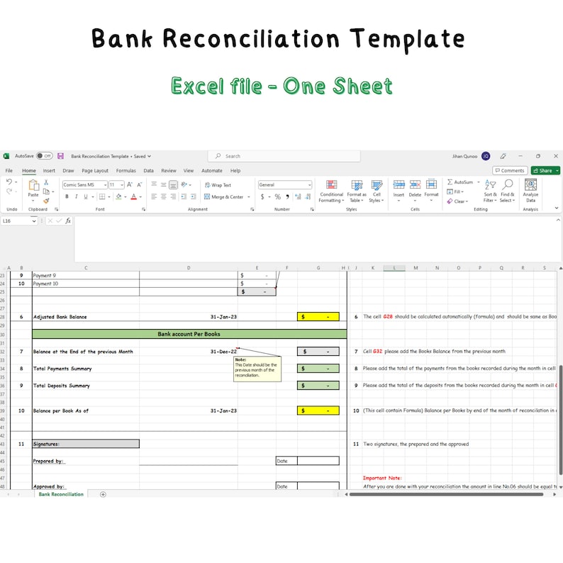 Bank Reconciliation for Accounts Business Account Bookkeeping Audit ...