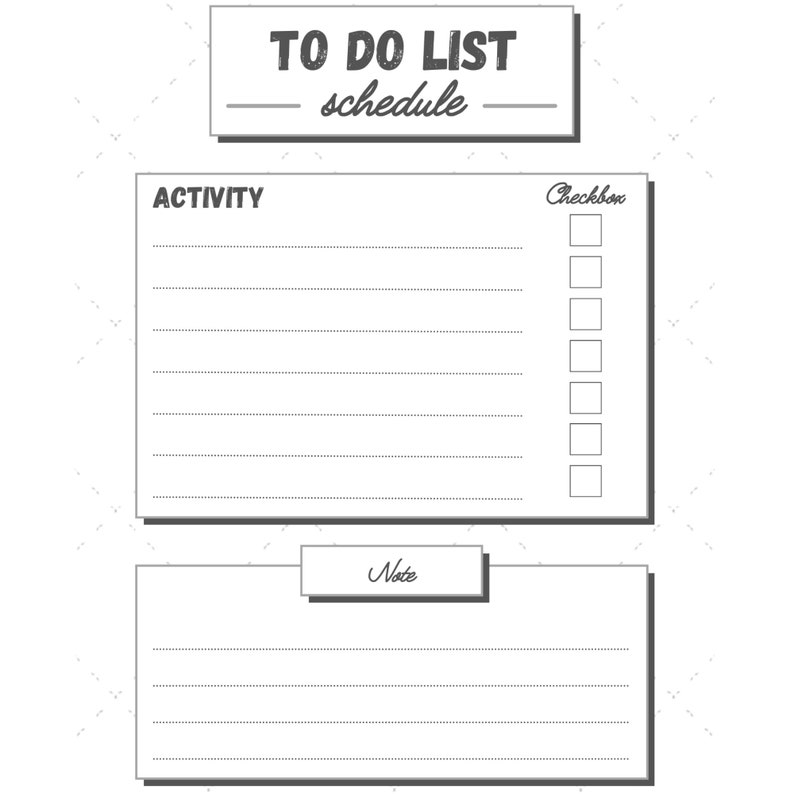 Daily Planner Printable to Do List| PDF| Organize Your Daily Activity ...
