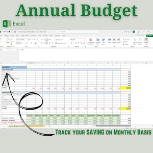 Annual Budget Spreadsheet 2024 | Budget Spreadsheet | Excel Sheets ...
