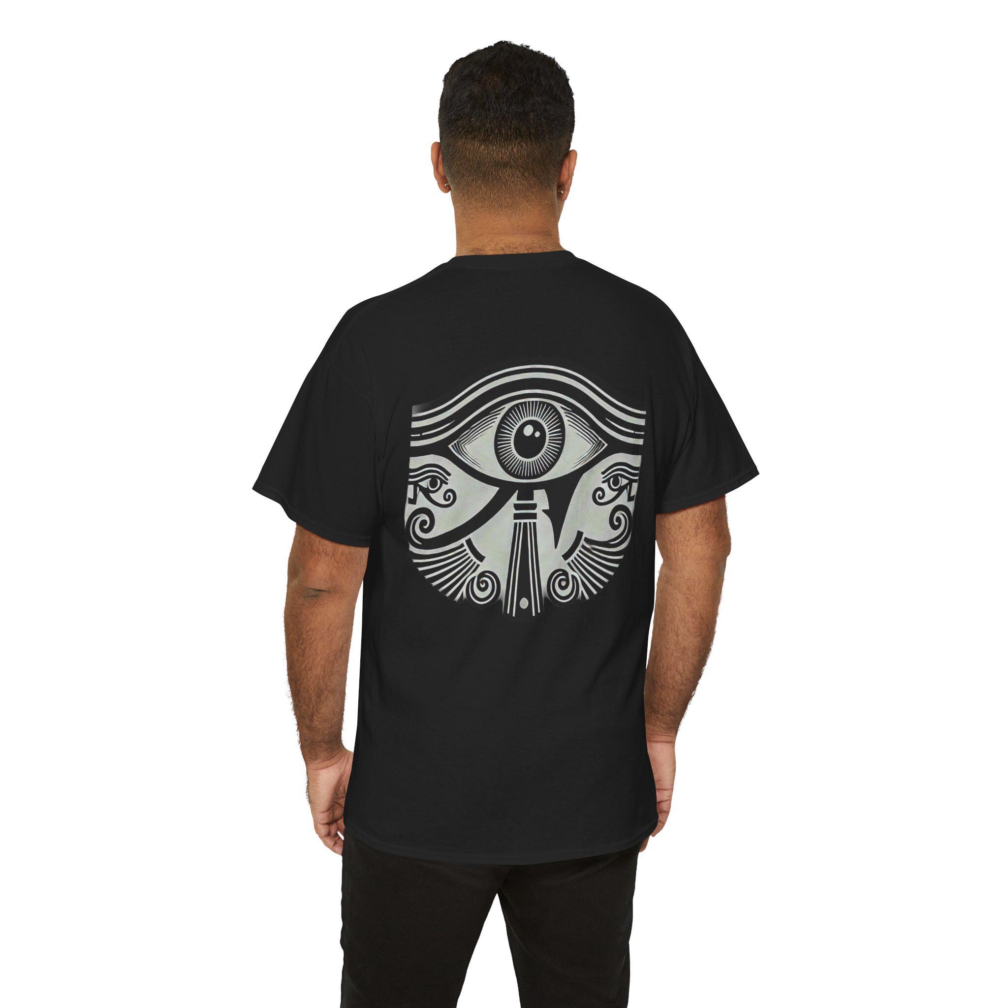 Egyptian Unisex Tee, Hieroglyphic Streetwear Shirt, Comfortable Cotton ...