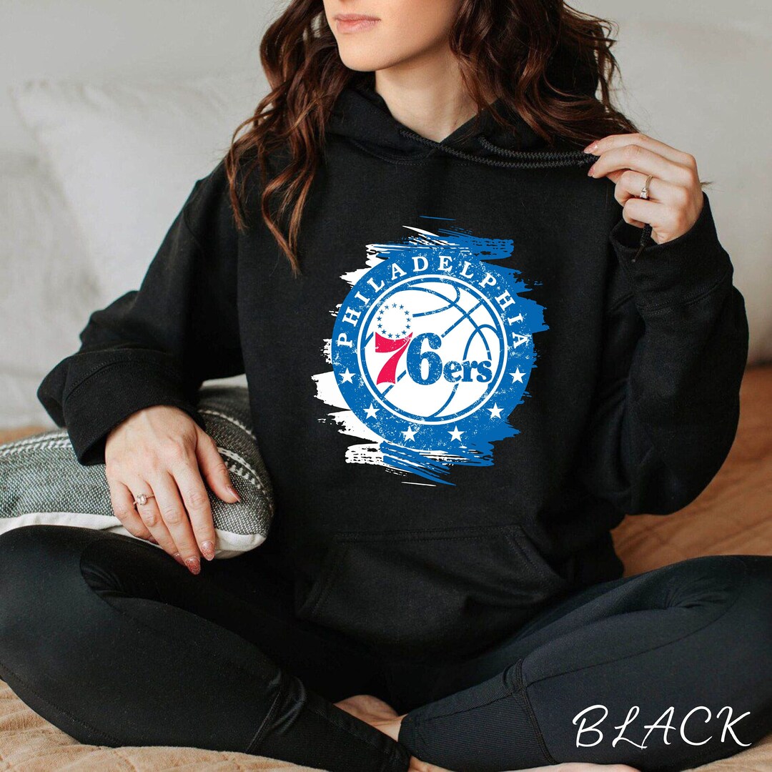 Retro Vintage Philadelphia Basketball Sweatshirt, 90s 76ers Basketball ...