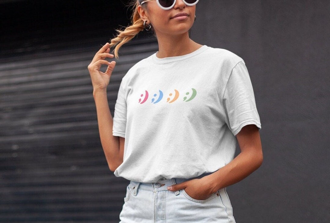 Winky Face Smiley Face Shirt Smiley Shirt Happy Shirt Trendy Shirt Wink ...