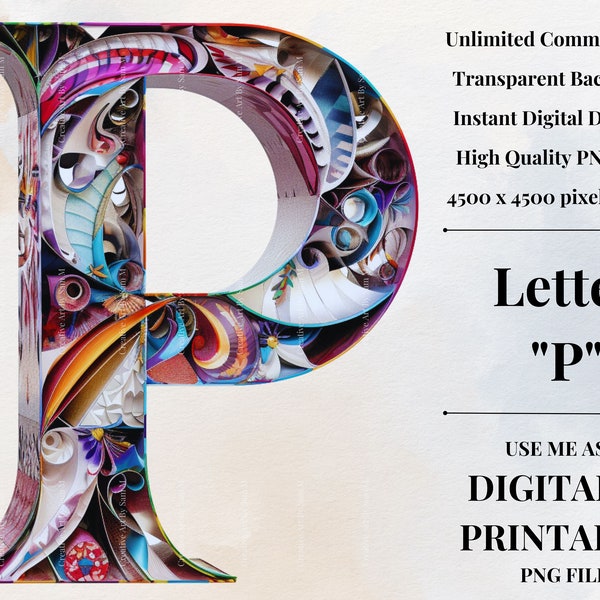 Big Fancy Letters - Etsy