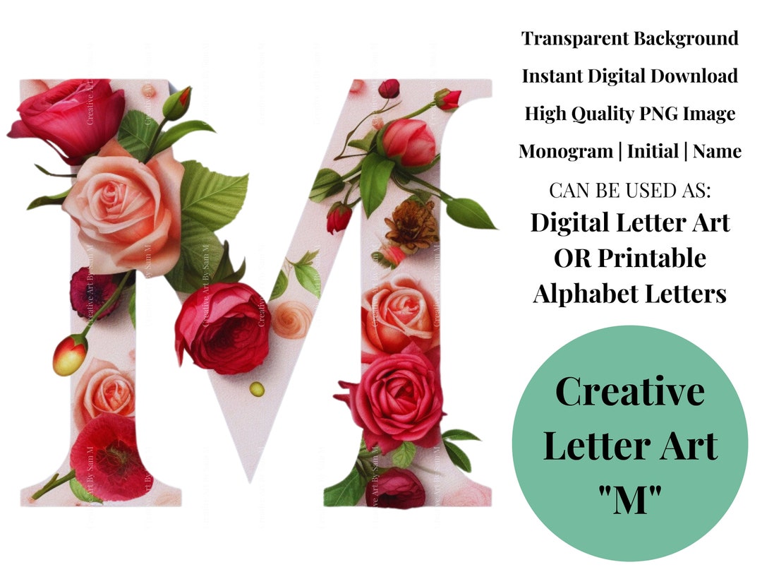 Boho Ephemera Boho Alphabet Letters Printable Instant Letters - Etsy