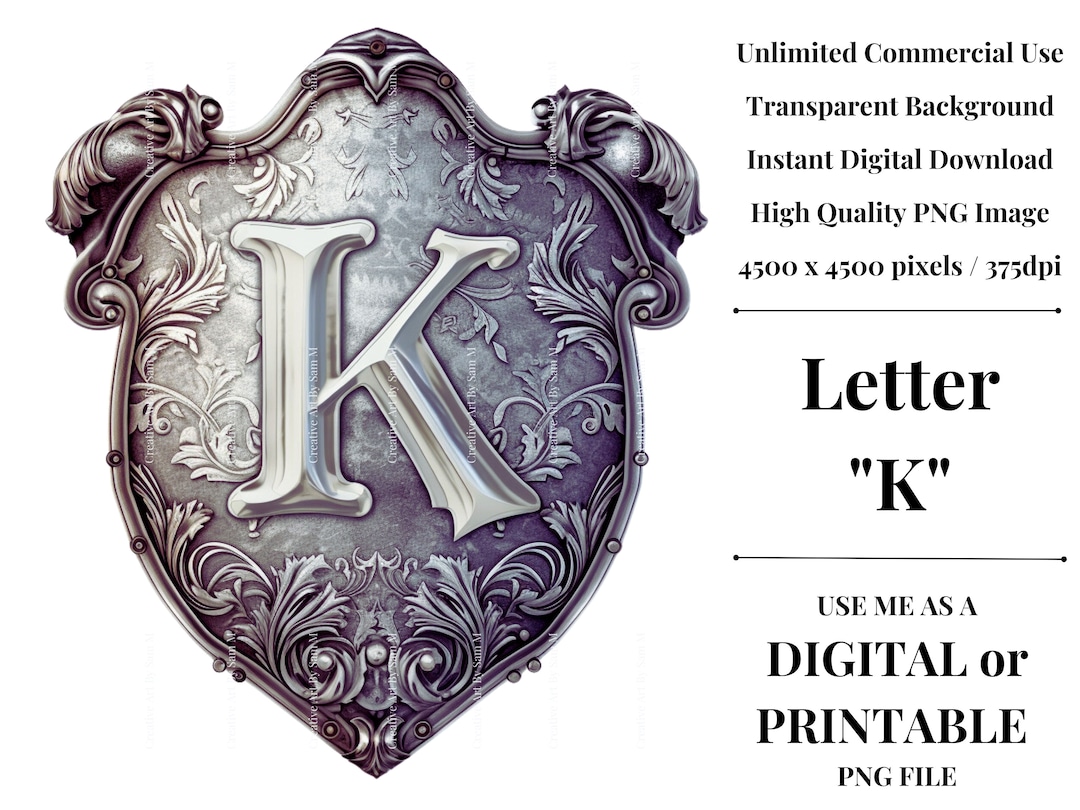 Medieval Monogram Font DIY Graphics Medieval PNG Files - Etsy