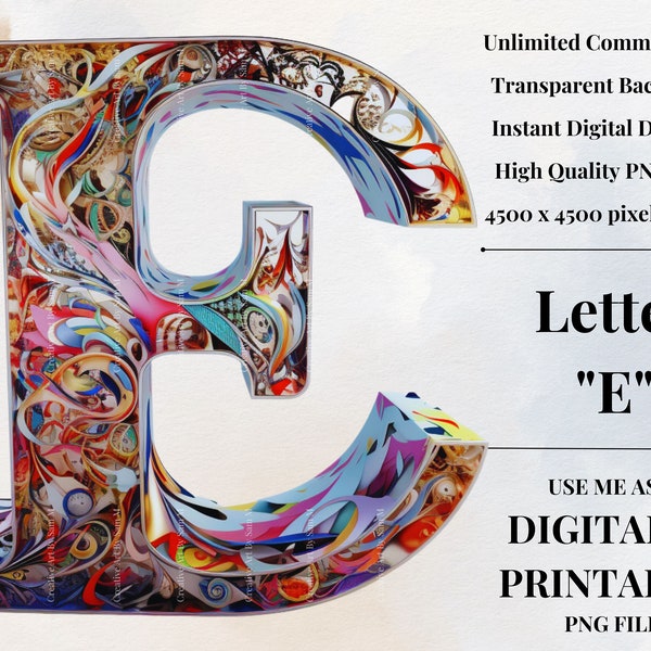 Big Fancy Letters - Etsy