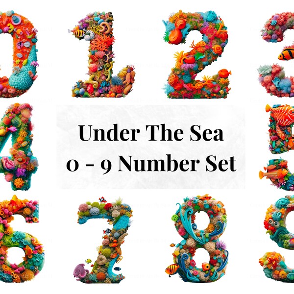 Under Sea Clip Art - Etsy