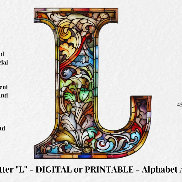 Stained Glass Patterns Letters - Etsy