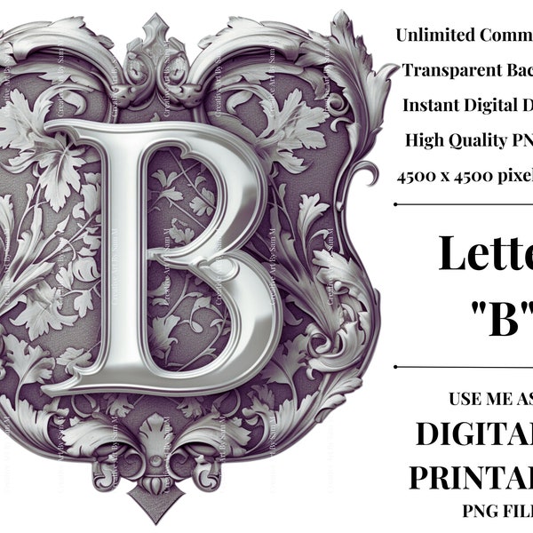 Ornate Letters - Etsy