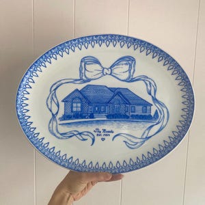 Custom Hand-painted House Platter | Homeowner, Wedding, Christmas ...
