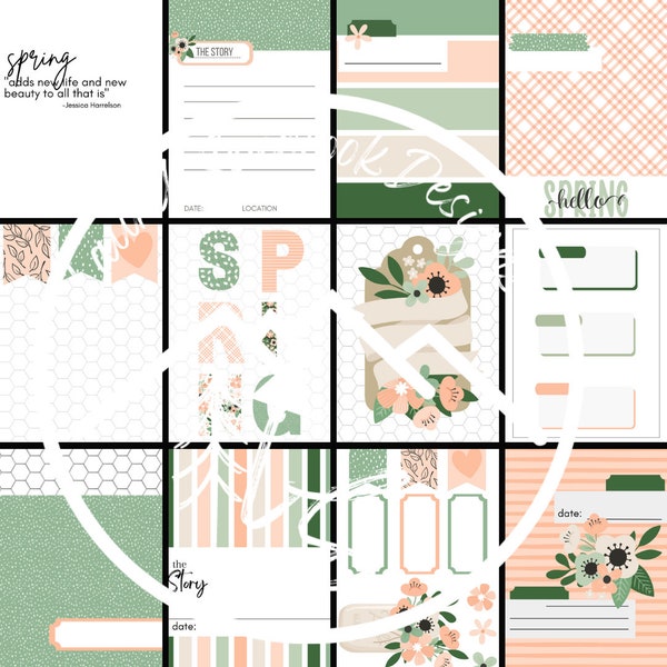 Project Life Cards - Etsy