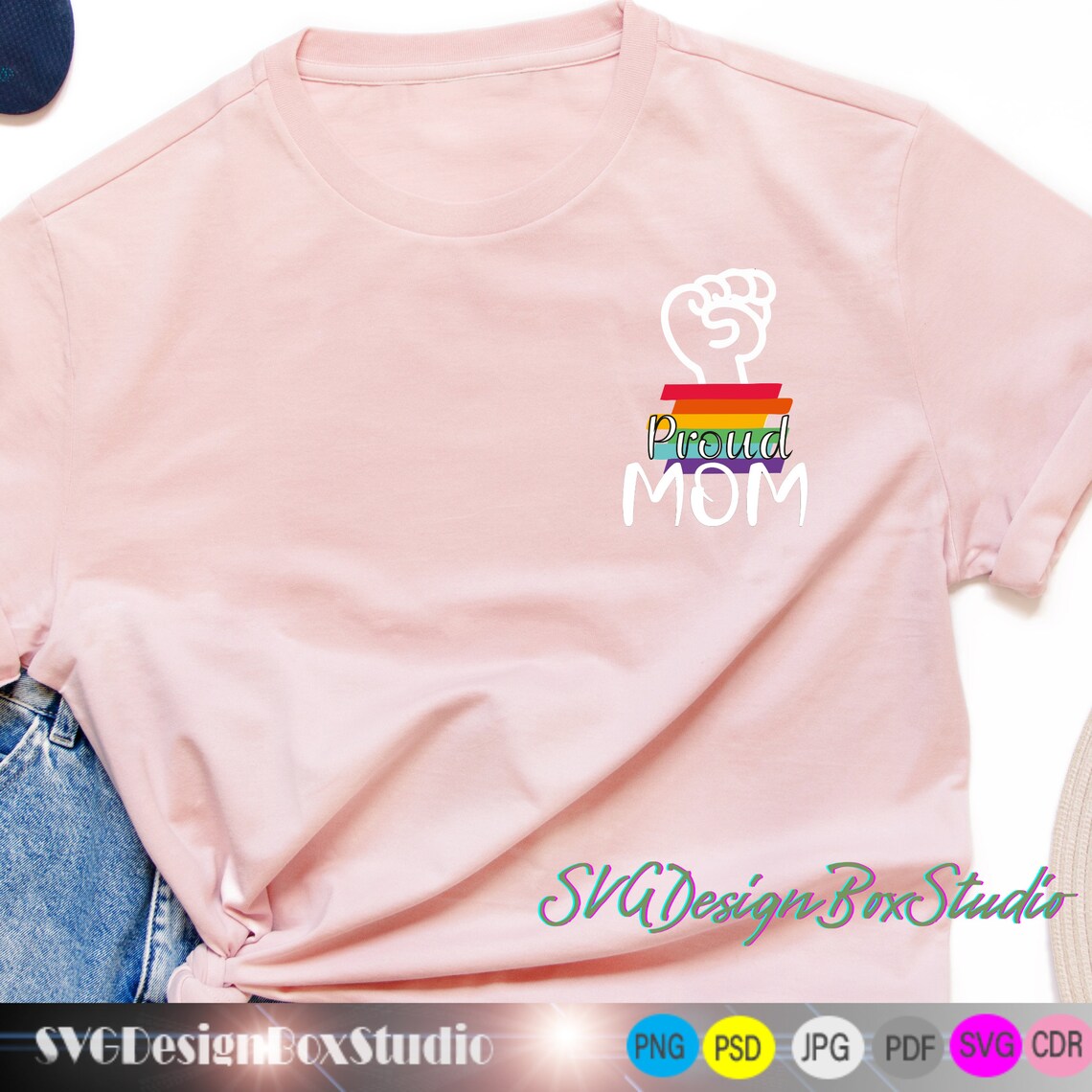 Proud Lgbtq Mom Svg, Gay Pride Mom Svg, Proud Mom Rainbow, Lgbtq Mom ...