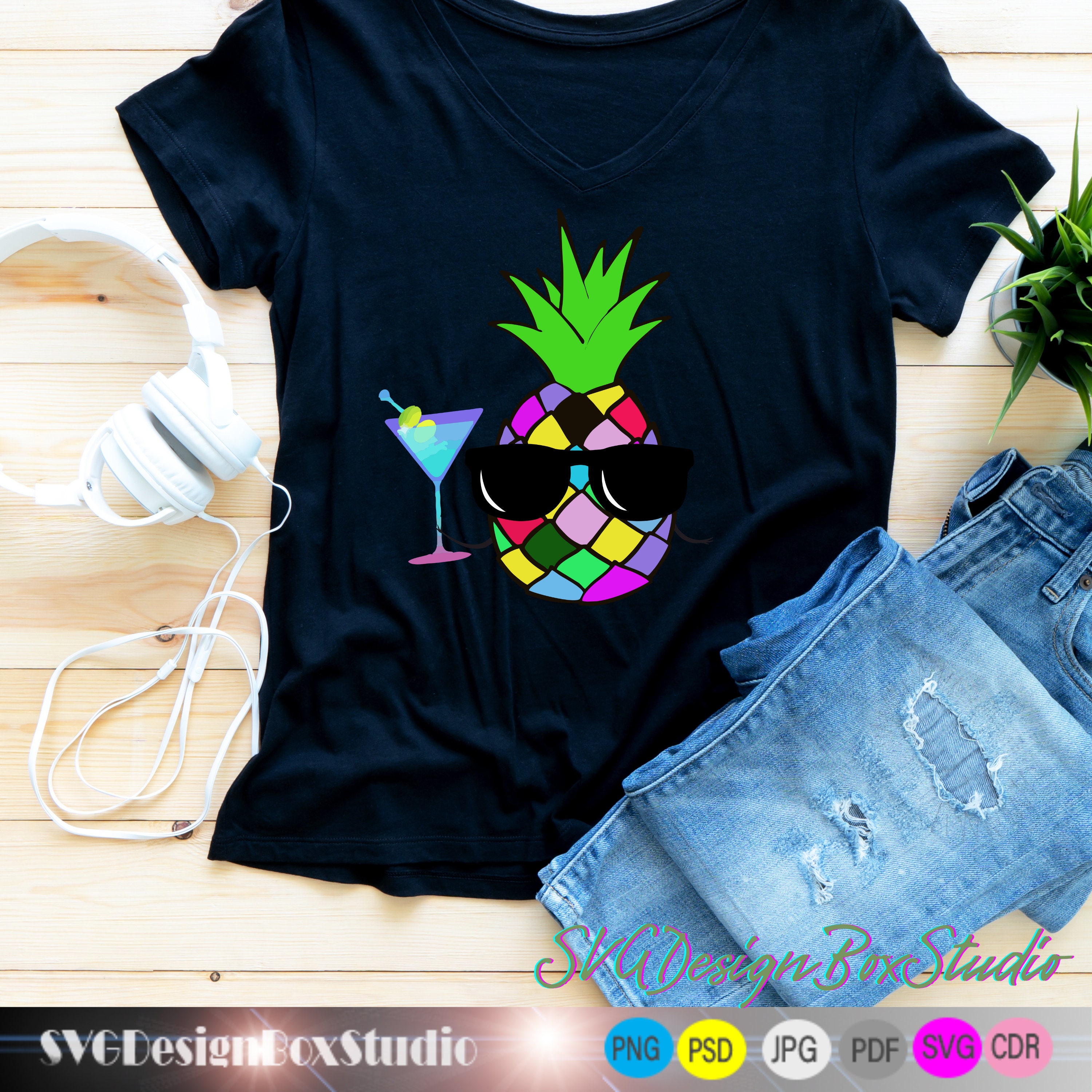 Pineapple Svg, Pineapple Clipart, Fruit Svg, Pineapple Png, Pineapple Shirt, Beach Life Svg ...