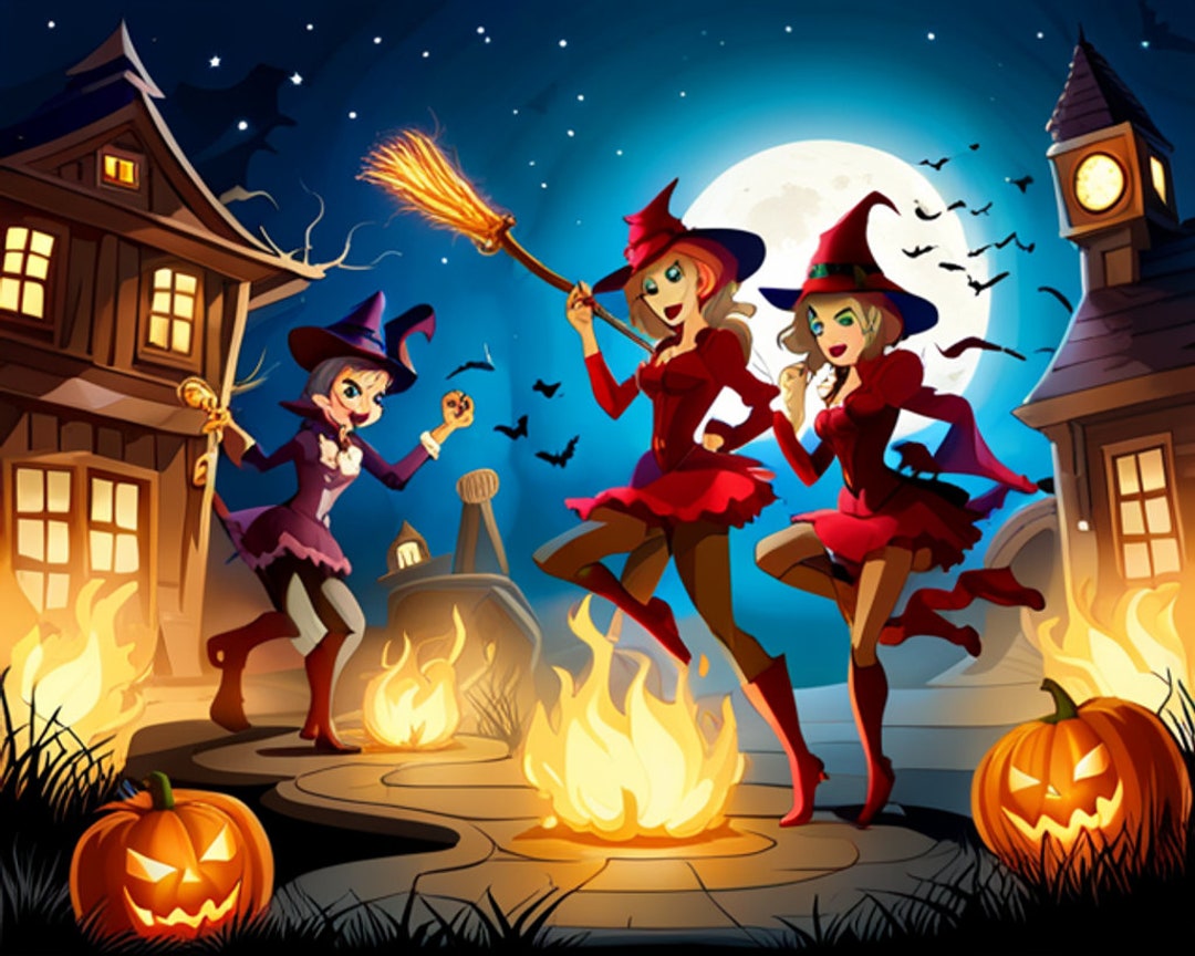 Dancing Digital Witches - Etsy