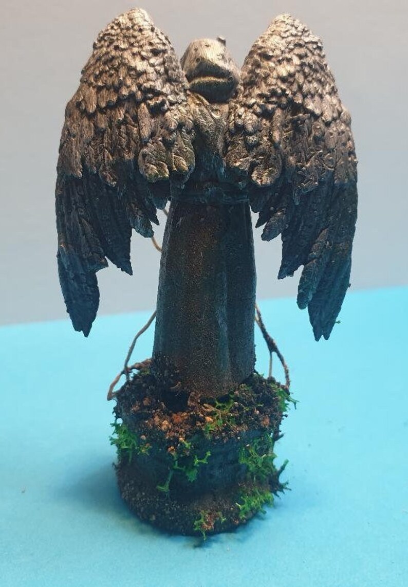 Miniature, Gothic, Terrain, Angel, Statue, Diorama, Book Nook, Dnd ...