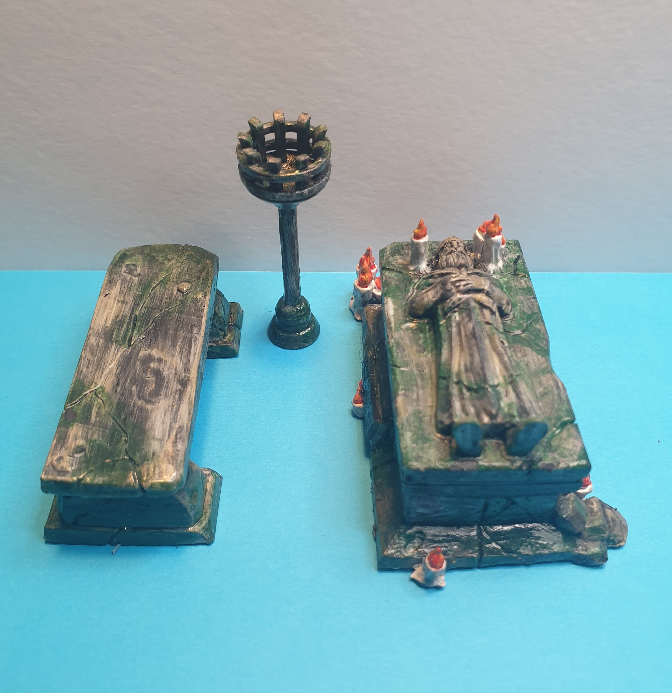 Miniature, Statue, Diorama, Spooky, Gothic, Terrain, Burial, Dnd, Cast ...